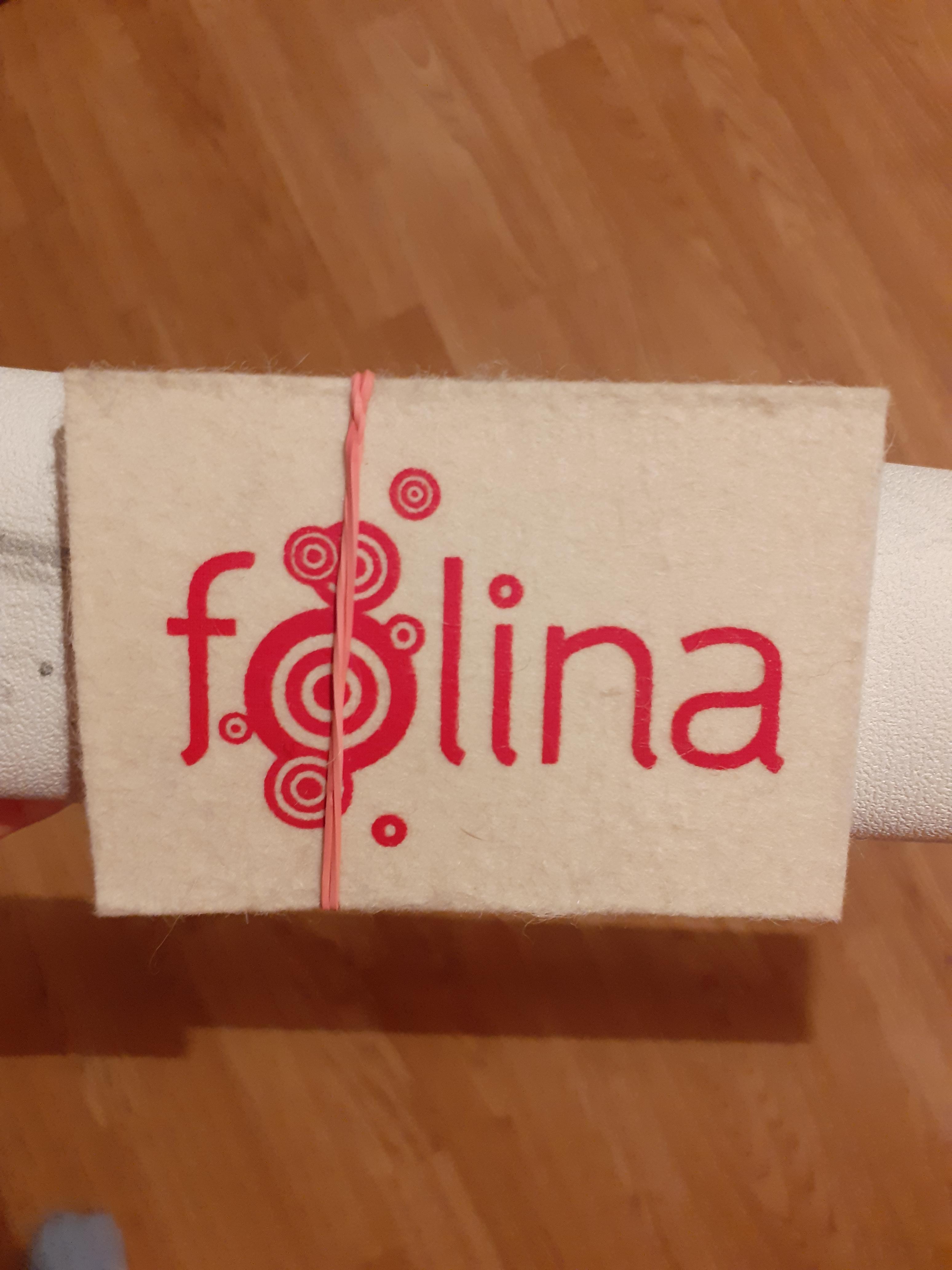 Racletă pentru aplicare autocolant şi stickere din pâslă, Brand Folina