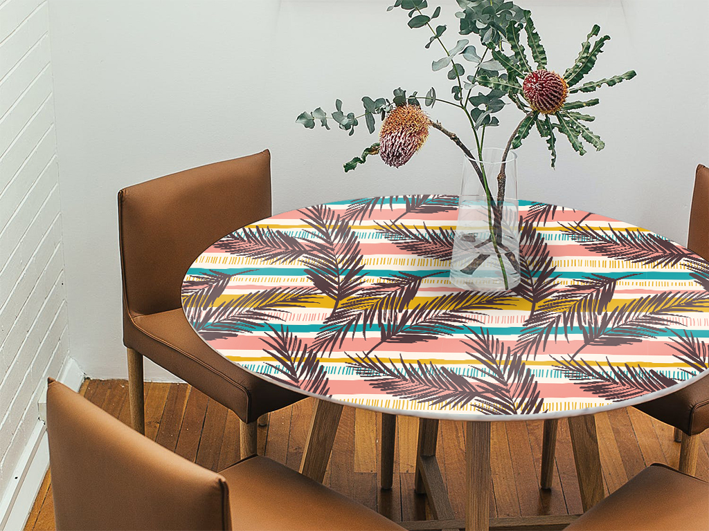 Autocolant masa bucatarie, autocolant model frunze retro