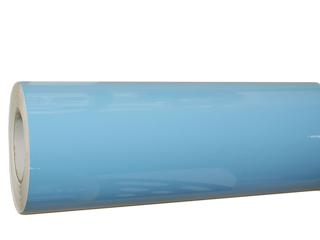 Autocolant albastru lucios Light blue EasyPro, Autocolante decorative