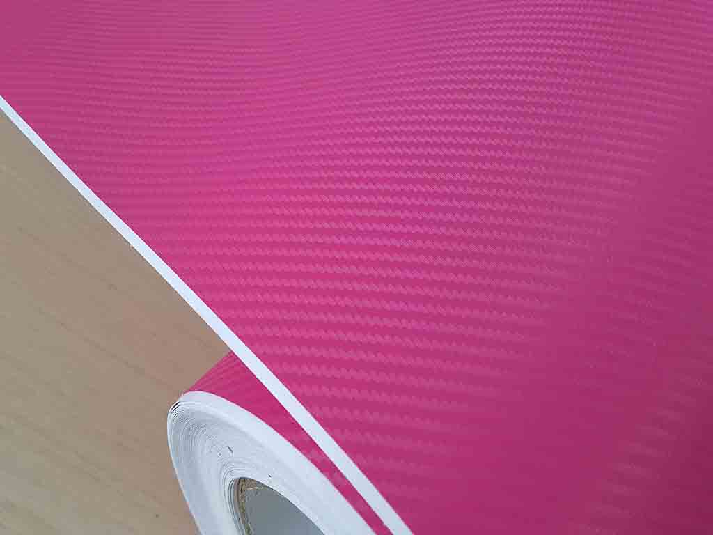 Autocolant carbon 3D Magenta, Comanda online de la brandul Folina.