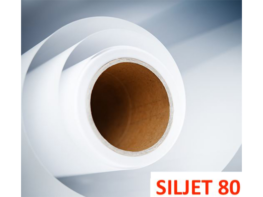 Autocolant pentru printuri exterioare, folie autoadezivă, mată, albă ...