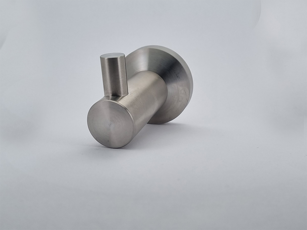 Cuier din inox periat, suport de perete pentru halate sau prosoape ...