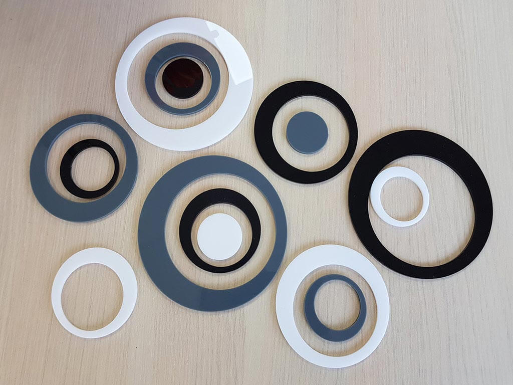 Decoraţiune perete cercuri colorate Dodo | Decoratiune Folina