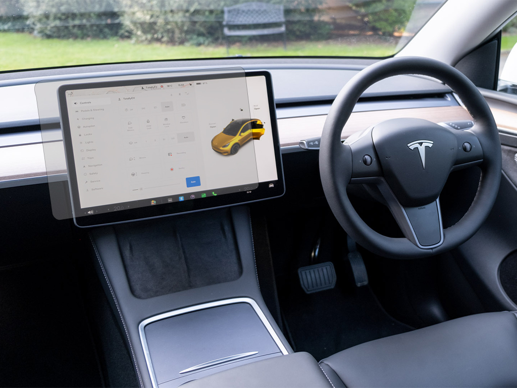 Folie de protecție ecran multimedia și afișaj de bord pentru Tesla model Y