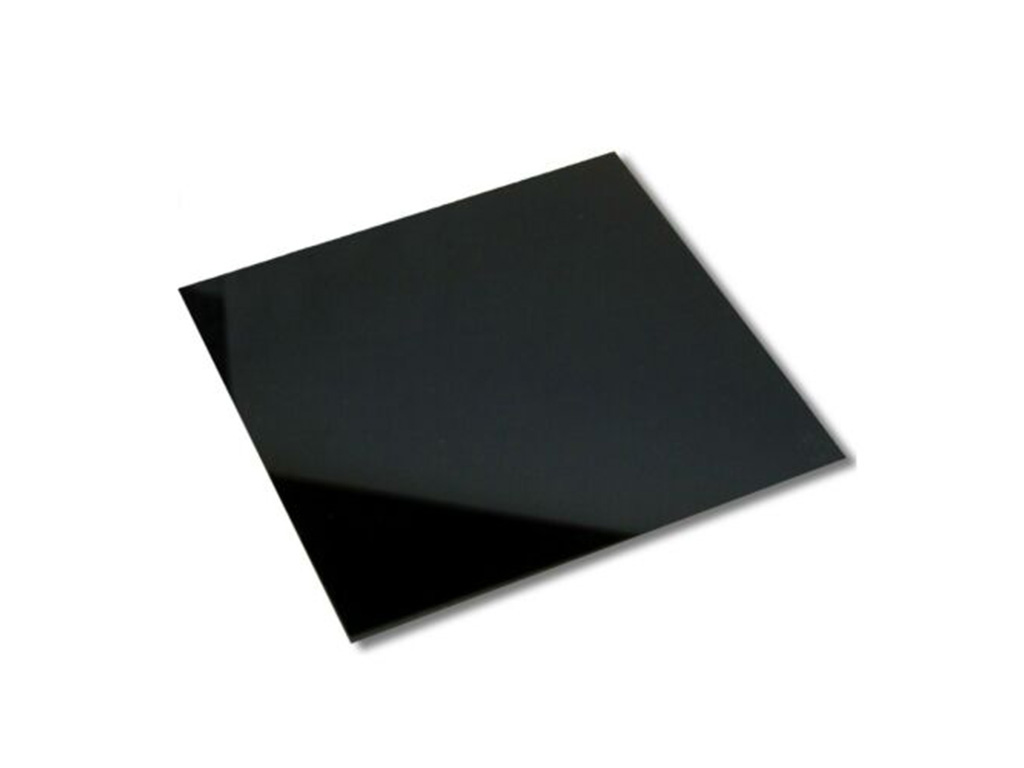 Placa din acril negru lucios, plexiglas de 3mm grosime,100x100 cm