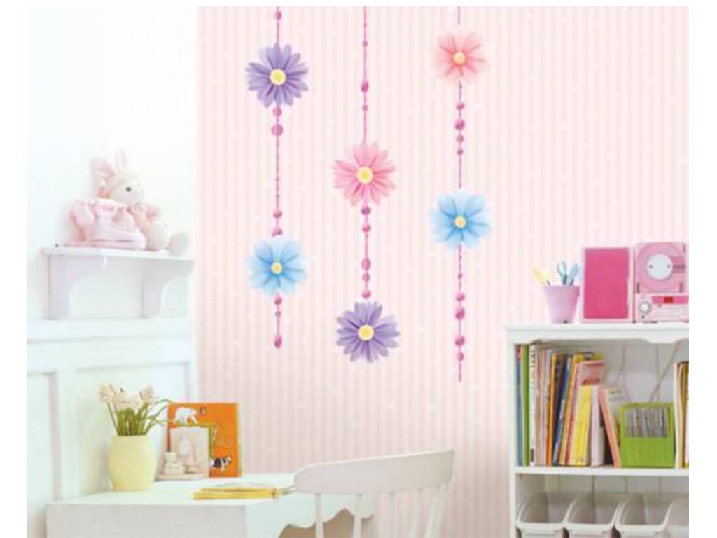 Sticker margarete colorate, contine culori deschise si calde, MagicFix