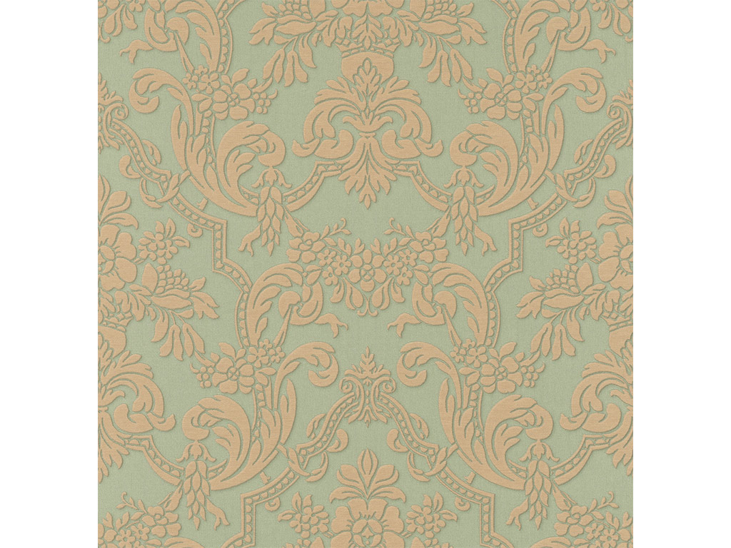 Tapet clasic vernil si bej, Rasch 570632