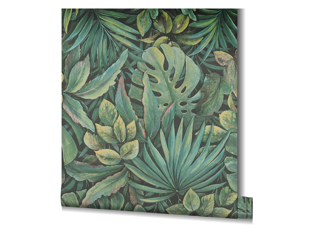 Tapet cu model frunze verzi, Marburg Botanica 33304