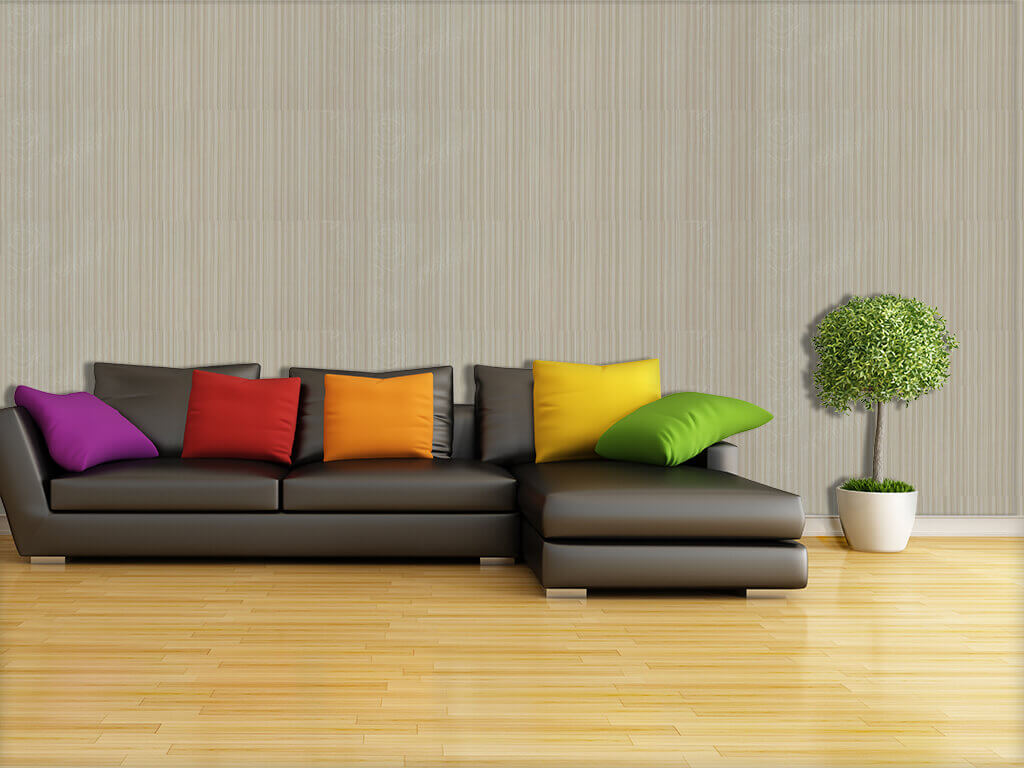 Tapet PVC autoadeziv bej Rayure, tapet, brand Folina